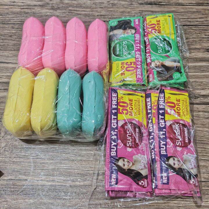 Sulit package shampoo sunsilk dove clear assorted and sabon SG remold ...