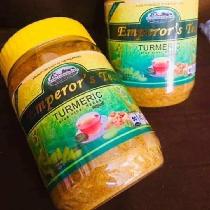 100% AUTHENTIC!!! EMPEROR'S 15IN1 TURMERIC TEA 350 GRAMS!!!IN JAR ...