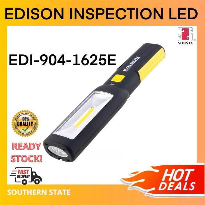 EDISON Inspection LED Rechargeable Lamp EDI-904-1625E | Lazada