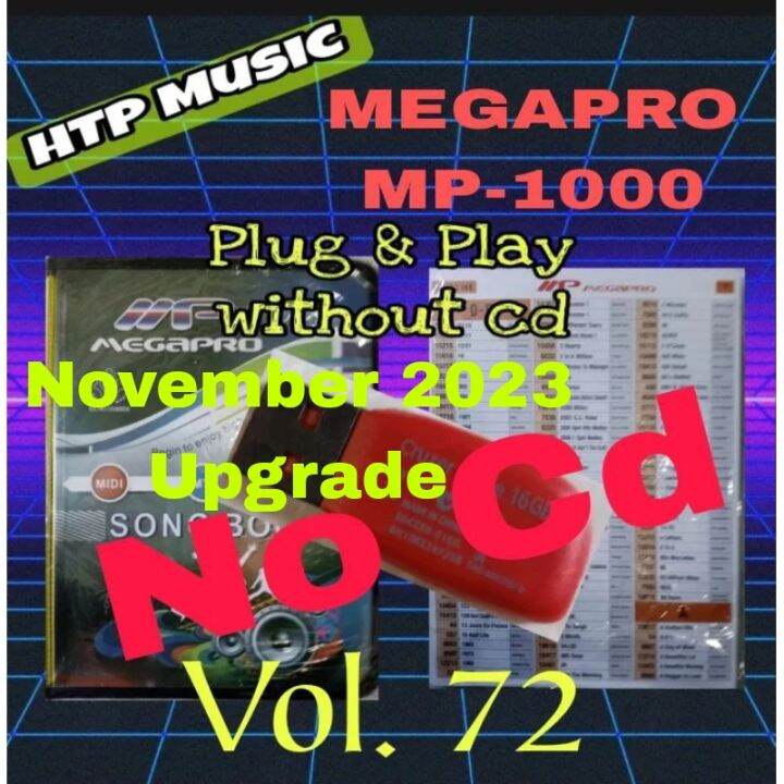 MEGAPRO Mp-1000 Vol. 72 usb (No cd anymore) November 2023 mtv upgarade ...