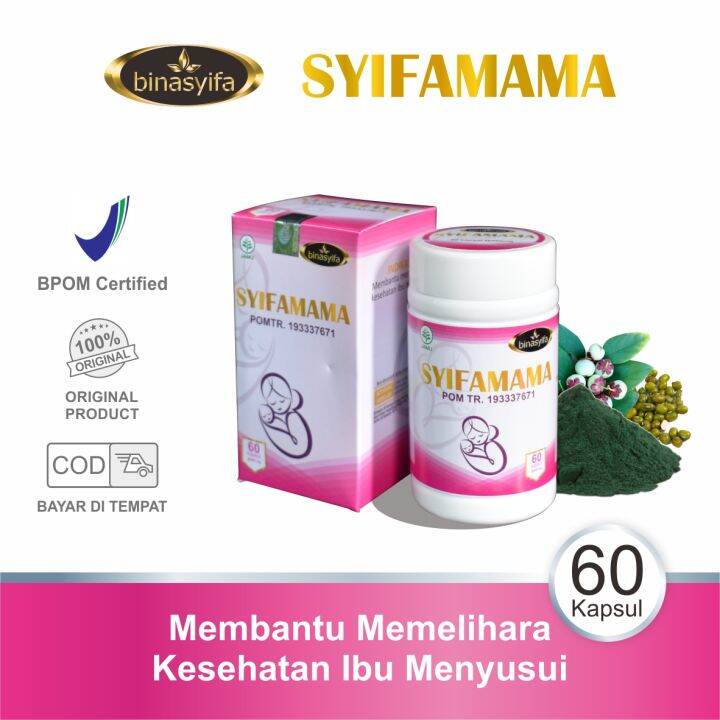 SYIFAMAMA Obat Pelancar ASI Vitamin Ibu Menyusui ASI Booster | Lazada ...
