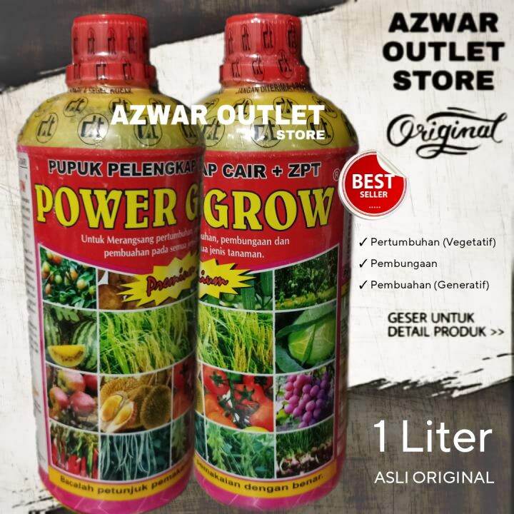 POWER GROW | Pupuk cair + ZPT untuk tanaman | untuk fase vegetatif dan ...