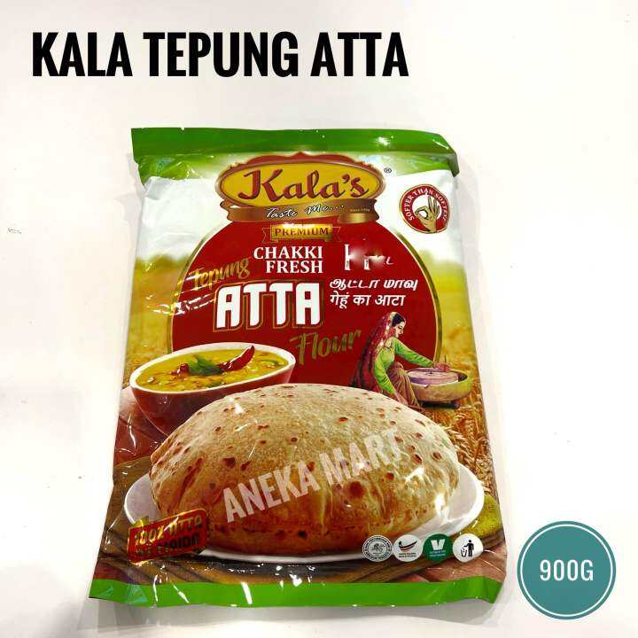 Kala's Atta Flour/ Tepung Atta Chakki Fresh Atta【900g】 | Lazada