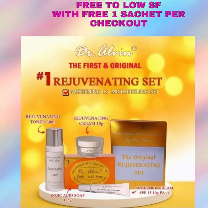 Dr. Alvin Rejuvenating Set Whitening and Micro Peeling Set | Lazada PH