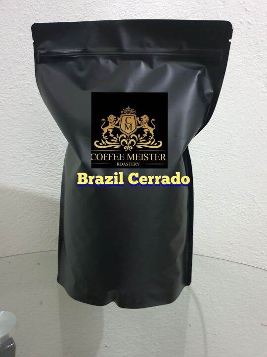 BRAZIL CERRADO ROASTED COFFEE WHOLE BEANS 1kg - (MEDIUM ROAST) | Lazada PH