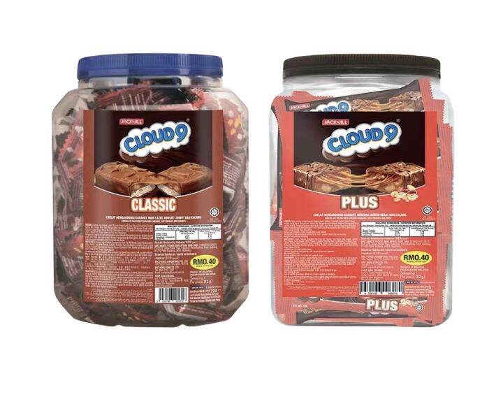 60'S X 12G JNJ CLOUD 9 PLUS & CHOCOLATE JAR | Lazada