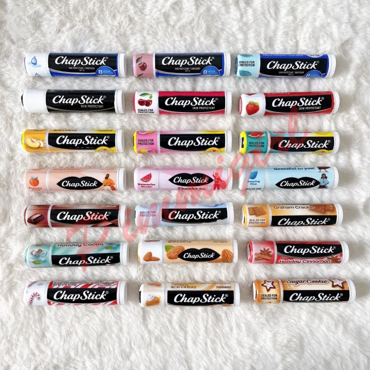 แบบแบ่งขาย แท่งเดี่ยว Chapstick Lip Balm ลิปมัน ลิปบาล์ม ของแท้ พร้อม ...