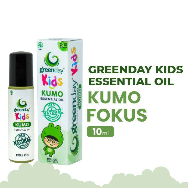 MINYAK ESSENTIAL ANAK PENAMBAH KONSENTRASI DAN FOKUS GREENDAY KIDS KUMO ...