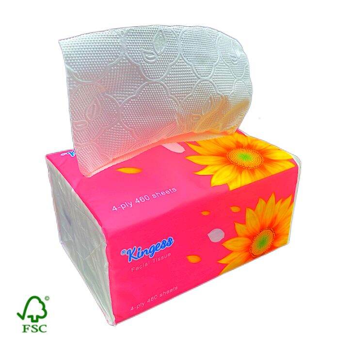 KINGESS Cherry blossom Facial Tissue Paper towel High quality Tissue ...
