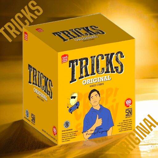 Tricks Potato Baked Crisps Kimchi | Original 4 X 15 gr | Lazada Indonesia
