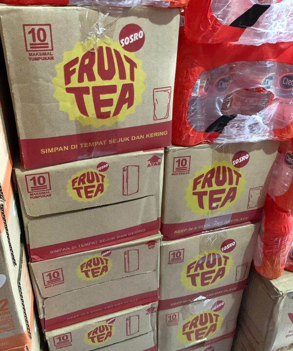 Fruit tea pouch 230ml 1 dus ada rasa blaccurant dan apel | Lazada Indonesia
