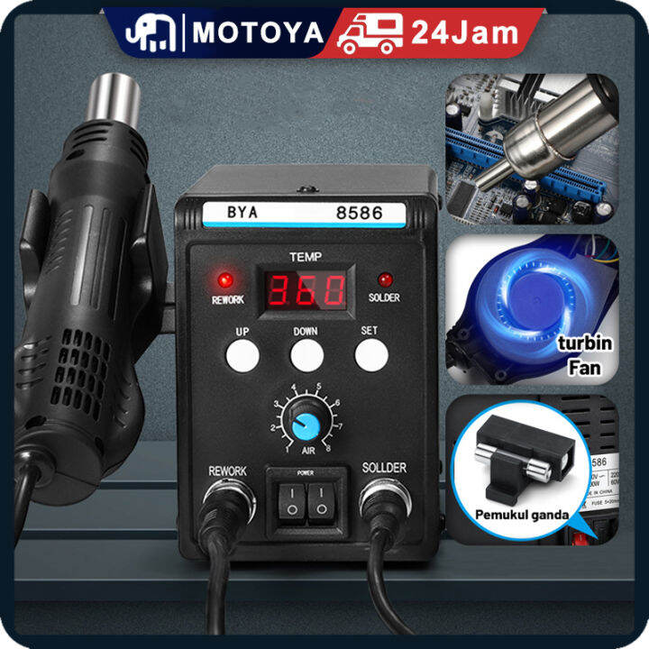 heat gun segel plastik digital solder 700W digital led blower digital ...