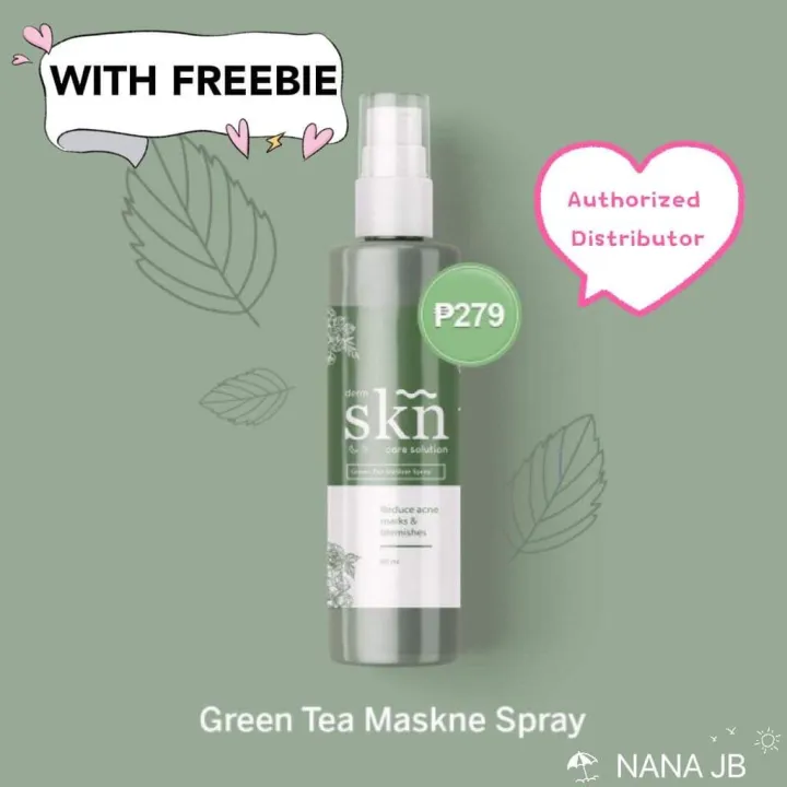 SKN care solutions Maskne spray lavender, rosewater or green tea anti ...
