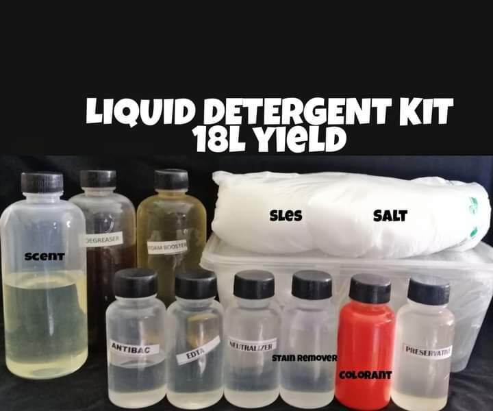 DIY LIQUID DETERGENT KIT-18 LITERS YIELD | Lazada PH