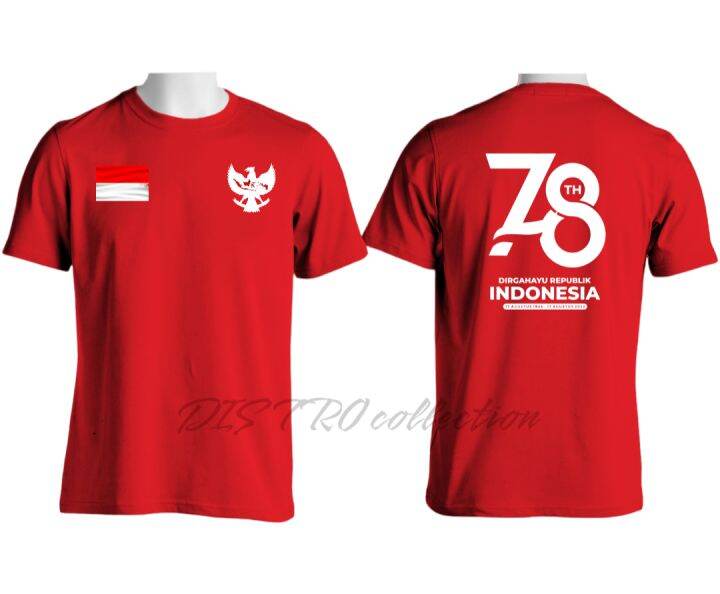 KAOS 78 TAHUN HUT RI // KAOS 17 AGUSTUSAN // KAOS ADEM | Lazada Indonesia