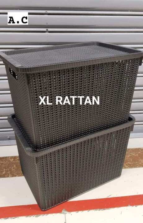 XL RATTAN SQUARE STORAGE BOX | Lazada PH