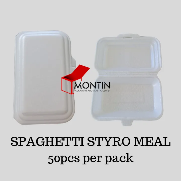50pcs Spaghetti Styro Meal | Lazada PH