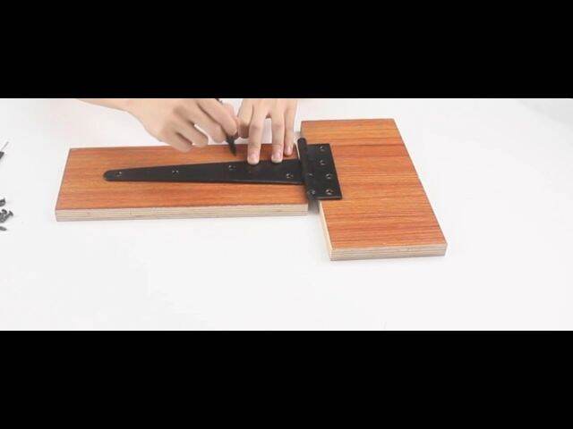 4pcs T-Shaped Barn Door Hinges Black Triangle Hinge Slotted Bearing ...