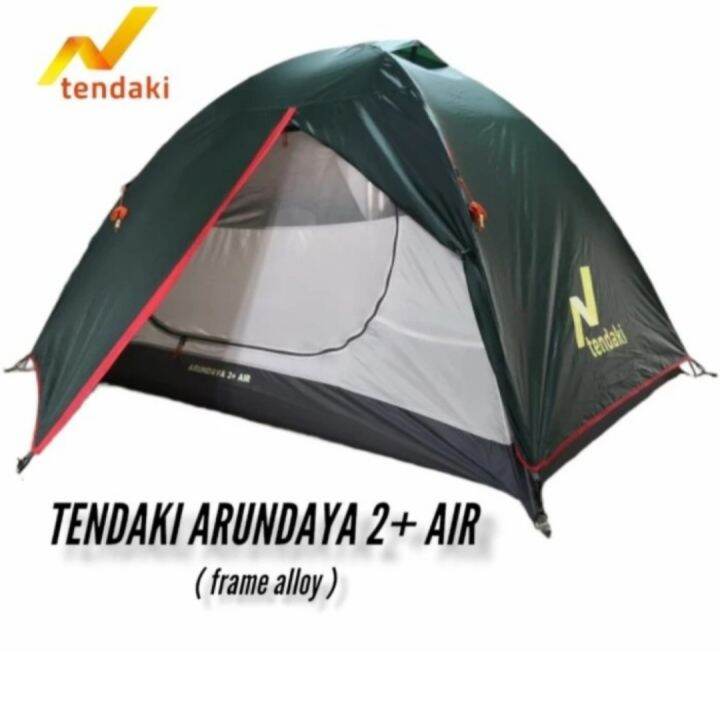 tendaki arundaya 2 air tenda dome kapasitas 2 - 3 orang frame alloy ...
