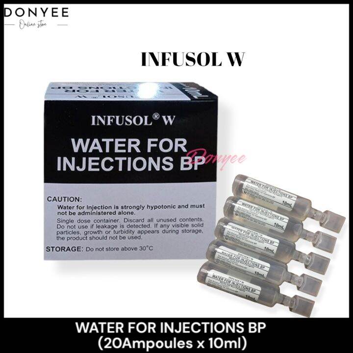 Infusol W Water For Injections BP (10ml Ampoules) | Lazada