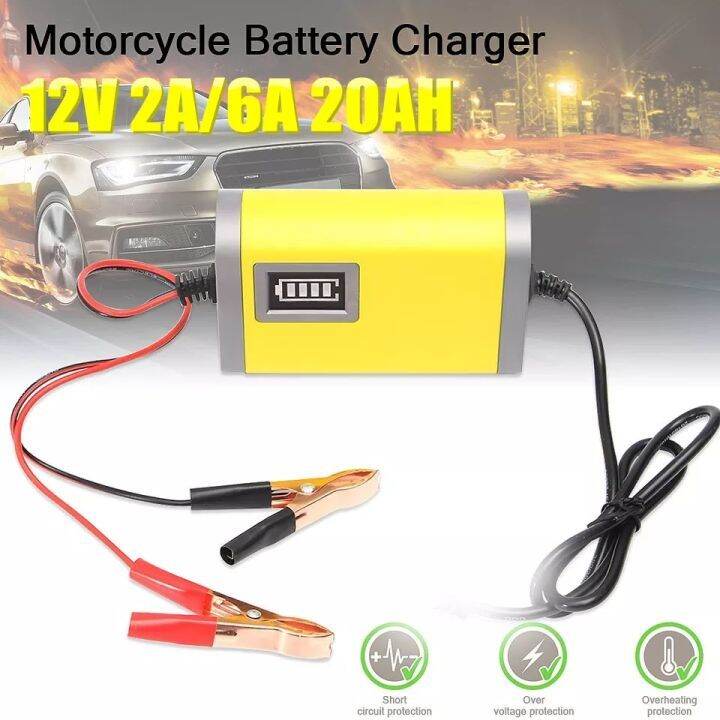 Charger Aki Motor Mobil Portable Otomatis Auto On Off - Charger ...