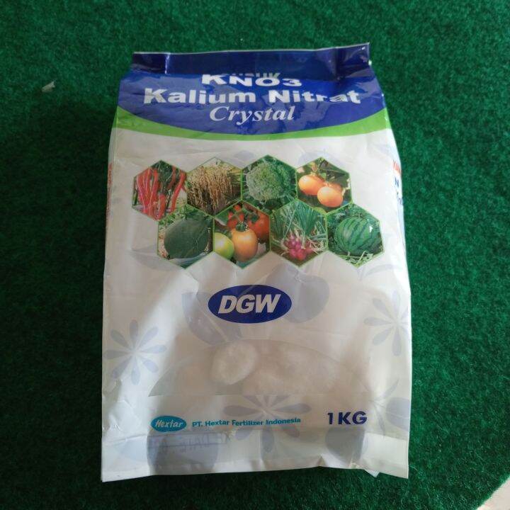 pupuk KNO3 kalium nitrat Crystal DGW Kemasan 1kg | Lazada Indonesia