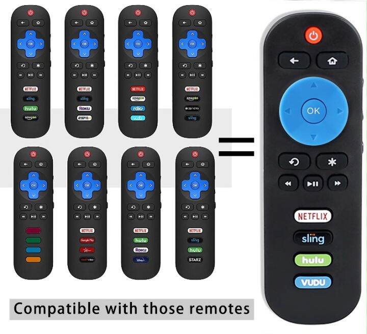 Universal Roku Series Remote Control for Roku TV Controller With ...