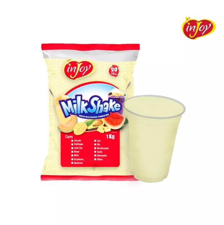 INJOY VANILLA MILKSHAKE | ICE CANDY POWDER | SHAKE POWDER (1KG) | Lazada PH