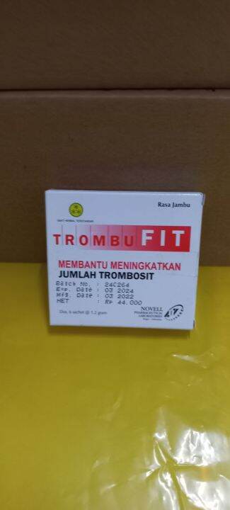 trombufit box 6 sachet | Lazada Indonesia