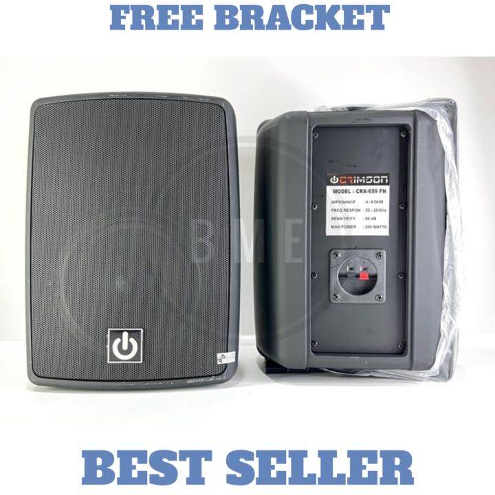 SPEAKER PASIF BOX 6 INCH - SPEAKER VOCAL AUDIO SOUND SYSTEM - CRIMSON SPEAKER GANTUNG DINDING ...