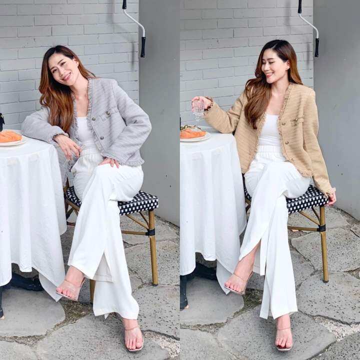 Seoulsister.store | Louvre Tweed Jk | Lazada.co.th