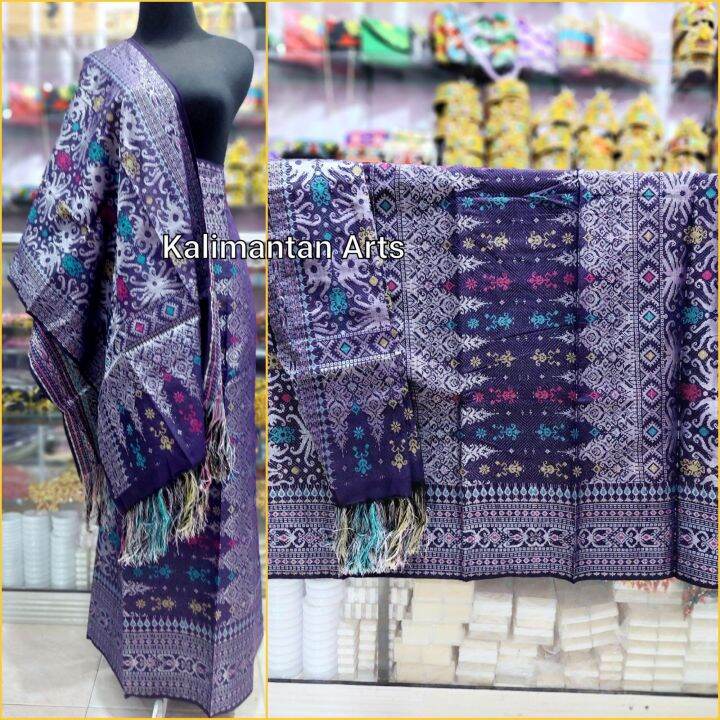 Kain Songket Tenun Dayak Kaltim Kalimantan | Lazada Indonesia