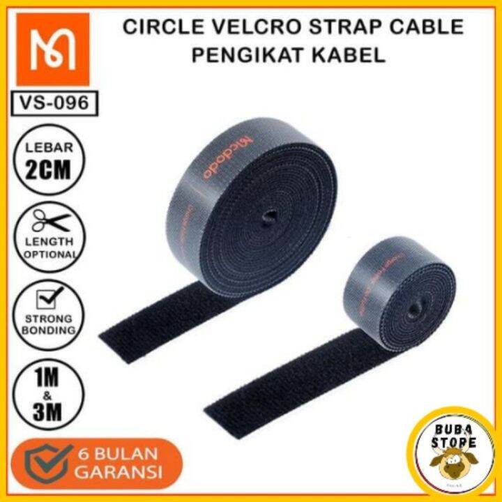 Mcdodo Velcro Strap Pengikat Perekat Kabel Management Cable Black ...