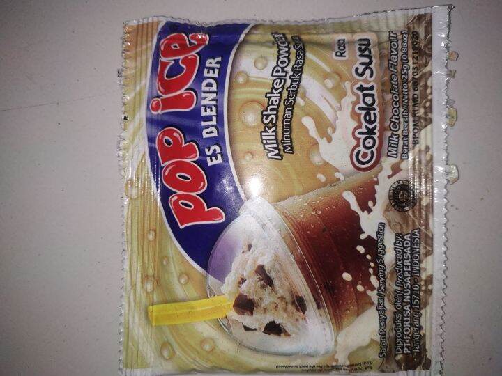 Pop Ice Blender Rasa Coklat Susu Renceng | Lazada Indonesia