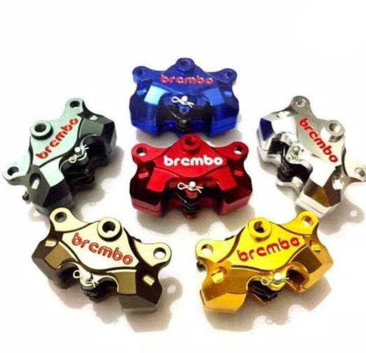 Kaliper rem motor Brembo brake 2 piston bracket kampas kopling ...