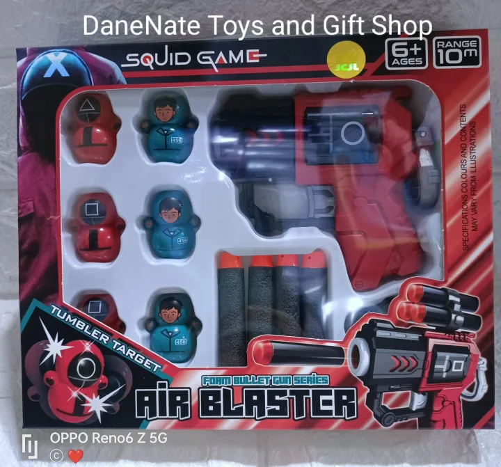 New SQUID GAME TOY BLASTER GUNS FOR KIDS | Lazada PH