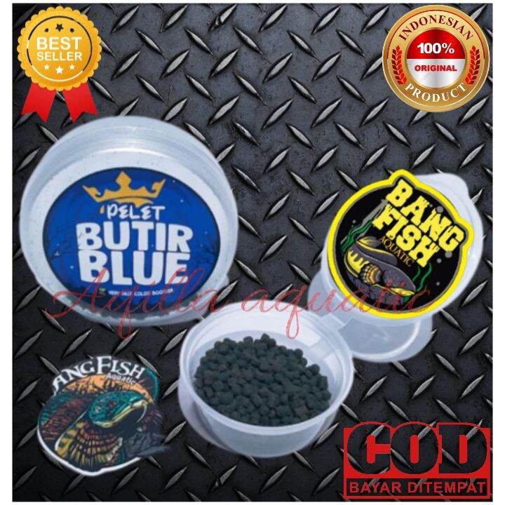 PREMIUM BLUE PIGMENT (PELET BUTIR BLUE) BANGFISH X FAJAR ARIEF REPACK ...