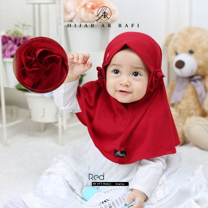 ARRAFI Jilbab Hijab Arrafi AR 472 Baby Zahwa Baby Jilbab Bayi Original ...