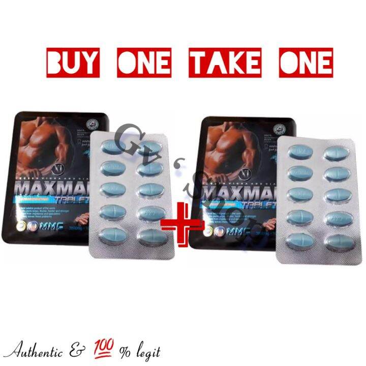 Original Max*man Blue Tablet BUY ONE TAKE ONE Discreet Packaging ...