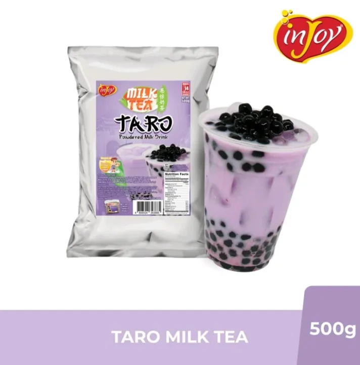 inJoy Taro Milk Tea 500g | Instant Powdered Milk Tea Drink | Lazada PH