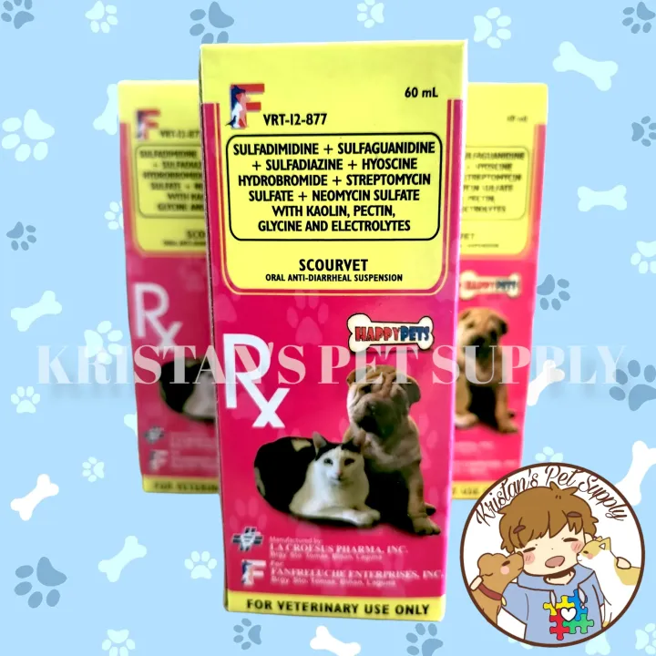 Scourvet Dog Cat Anti-Diarrheal Suspension 60ml | Lazada PH