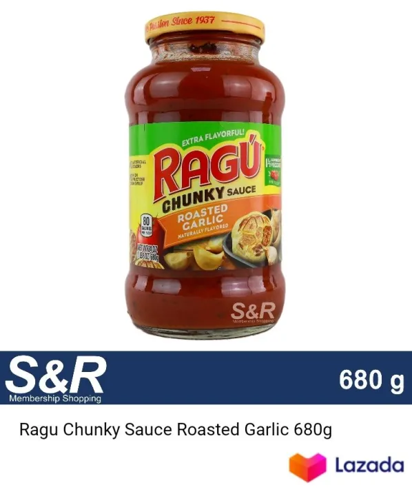 Ragu Chunky Sauce Roasted Garlic 680g | | Lazada PH
