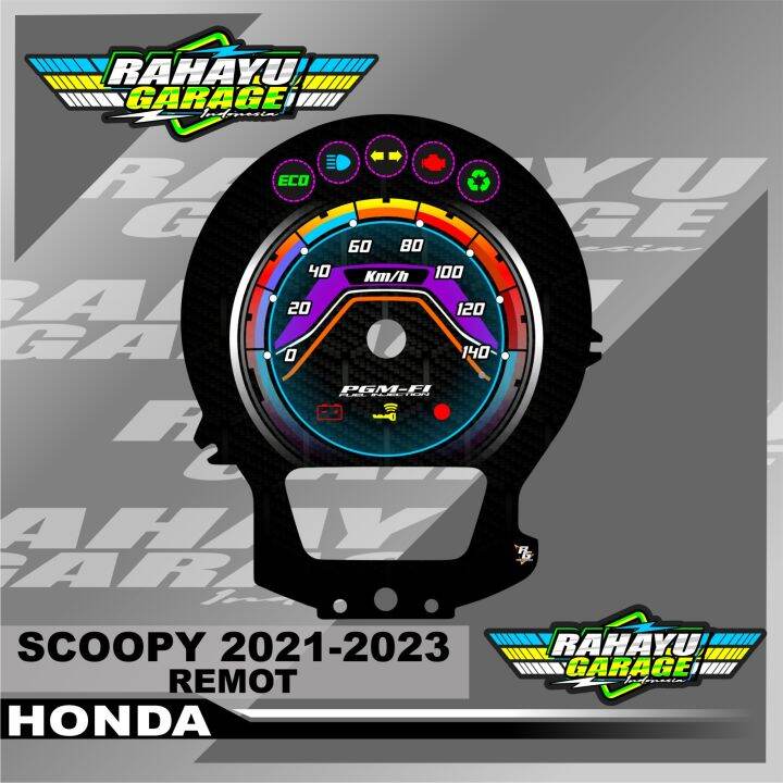 panel spidometer honda scoopy remot 2021-2023 speedometer custom honda ...