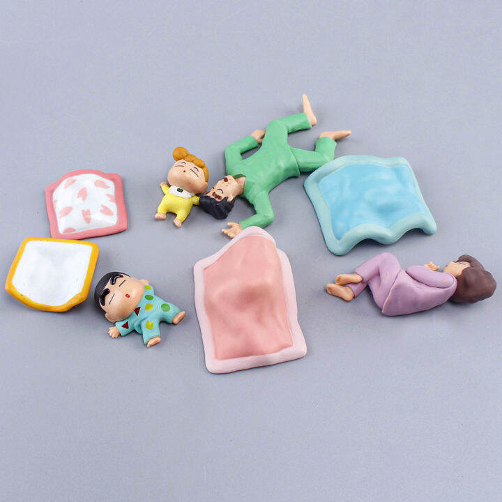ToyStory Crayon Shin Chan Anime Figure Whole Family Sleep Series ...