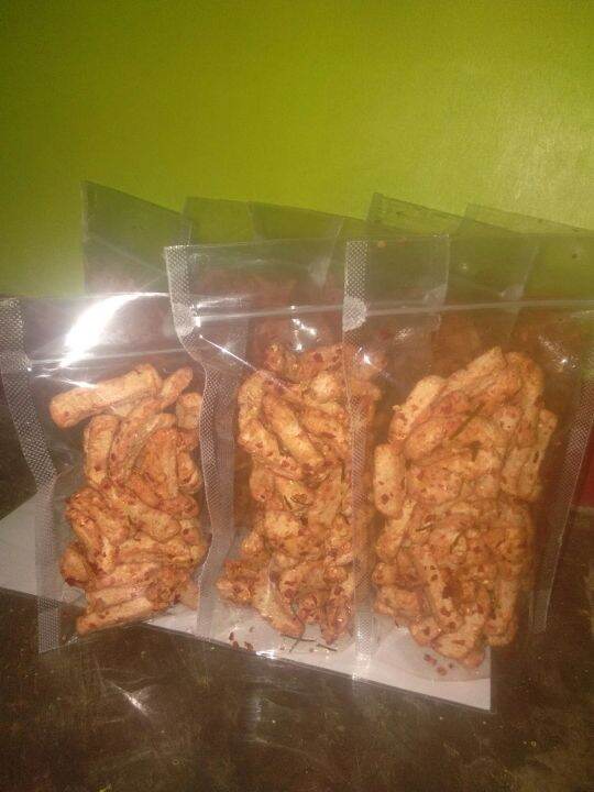 basreng viral tiktok raja ngemil /basreng pedas daun jeruk/basreng ikan ...