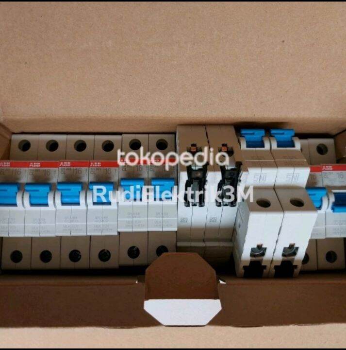 MCB ABB 16A 1Phase Original PLN type SH 201 Biru | Lazada Indonesia