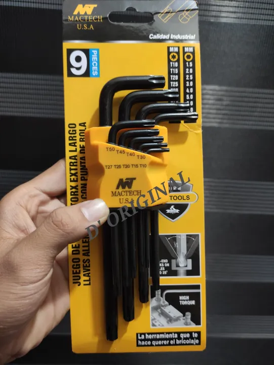 FLOWER ALLEN WRENCH SET 9 PCS MACTECH USA | Lazada PH