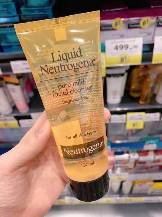 Neutrogena Liquid Pure Mild Facial Cleanser 100 ml. นูโทรจิน่าโฟมล้าง ...