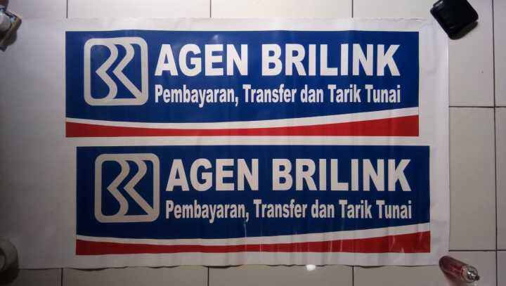 STIKER VINYL NEON BOX AGEN BRILINK UKURAN : 160 X 60 CM (1 LEMBAR ...
