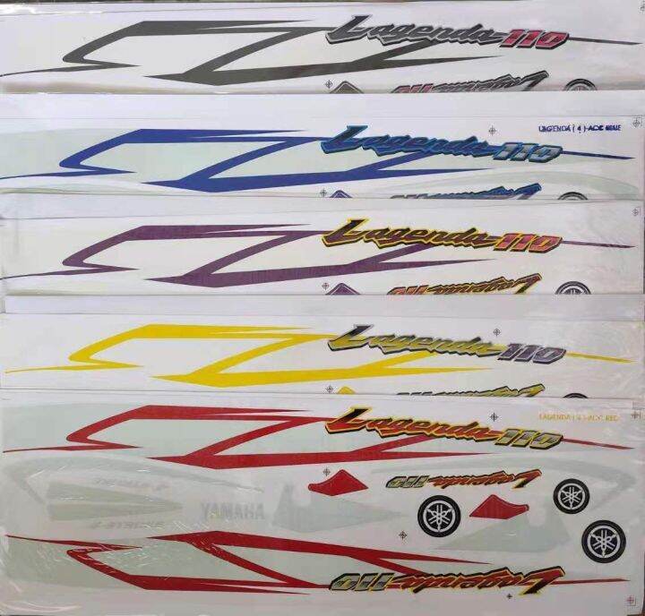 Yamaha SRL110 / Lagenda 110 (4) Body Sticker | Lazada